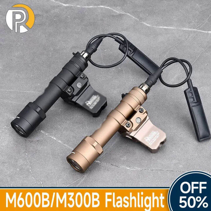 Surefir M600B M600 M300 B Tactical LED Powerful Flashlight Weapon Accessories Scout Light With ...