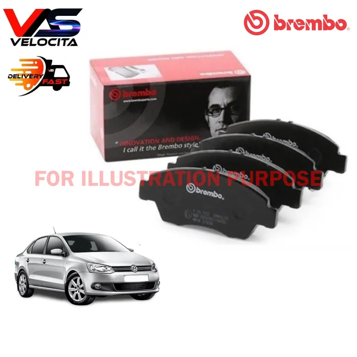 BREMBO FRONT BRAKE PADS VOLKSWAGEN POLO SEDAN | Lazada