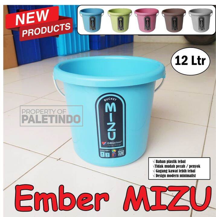 Ember Plastik 12 Liter MIZU | Lazada Indonesia