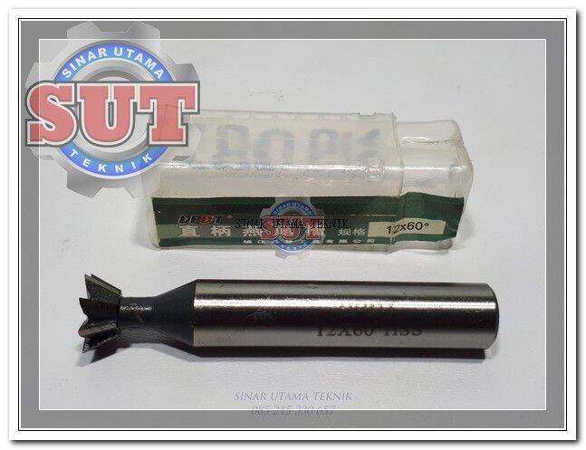 Dovetail 12x60 Ekor Burung Dove Tail Cutter Milling T Slot Cutter T | Lazada Indonesia