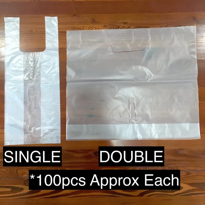 Milk Tea Plastic Bag Single 1 Cup / Double 2 Cup Takeout Bag Milk Tea ...