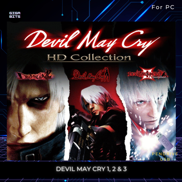 Devil may Cry 1 , 2 , 3 Collection All in one [PC Game] Pendrive PC Game | Lazada