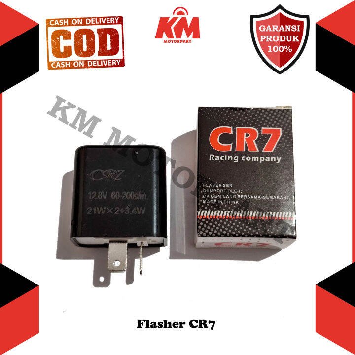 Flasher CR7 Flasher Sen Led Sein Kedip Universal Motor Beat Vario Supra ...