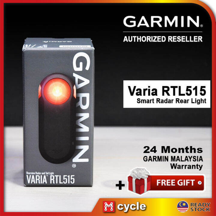 Garmin Varia RTL 515 Radar Smart Bicycle Rear Light Lampu Basikal Road ...