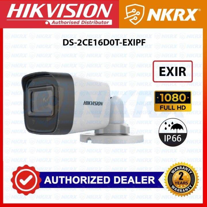☄ Hikvision DS-2CE16D0T-EXIPF 2MP EXIR Bullet Camera | 1080p | Infrared ...