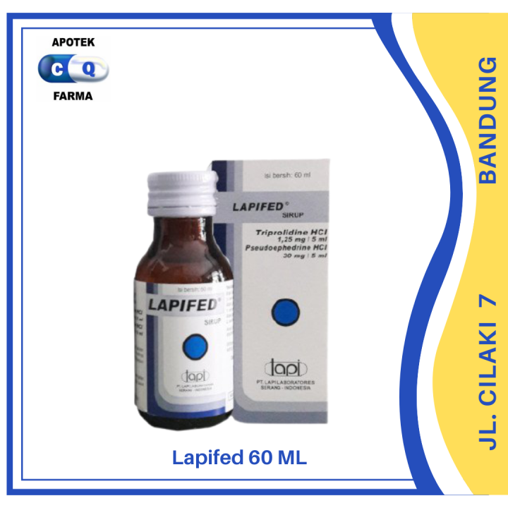 LAPIFED SIRUP 60 ML | Lazada Indonesia