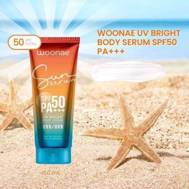 วูเน่ ยูวี ไบรท์ บอดี้ เซรั่ม woonae uv bright body serum SPF50 PA ...
