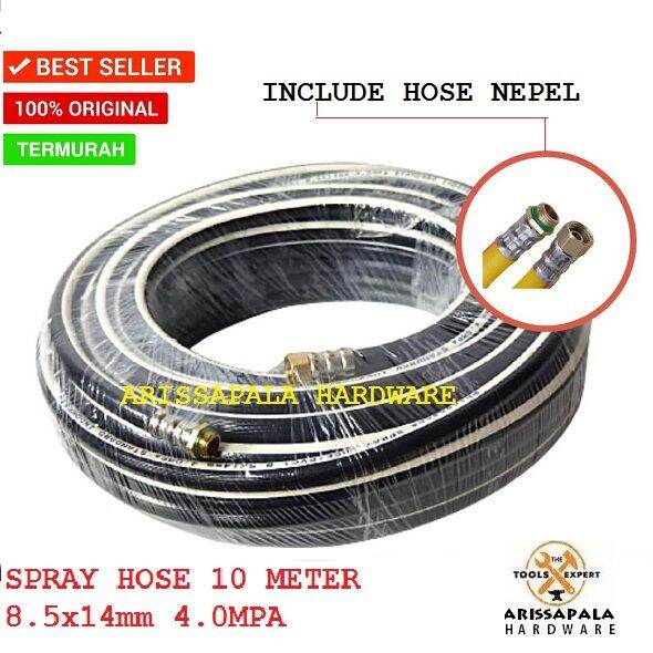 Selang Kompresor Steam Spray Gun 10 Meter Selang Cuci Mobil Stim Selang ...