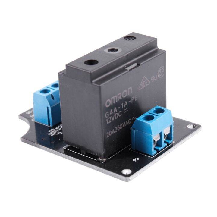Absf โมดูลโซลิดสเตทรีเลย์ G4a-1a-Pe แบบ1ช่อง250vac 20a 12vdc สำหรับ ...