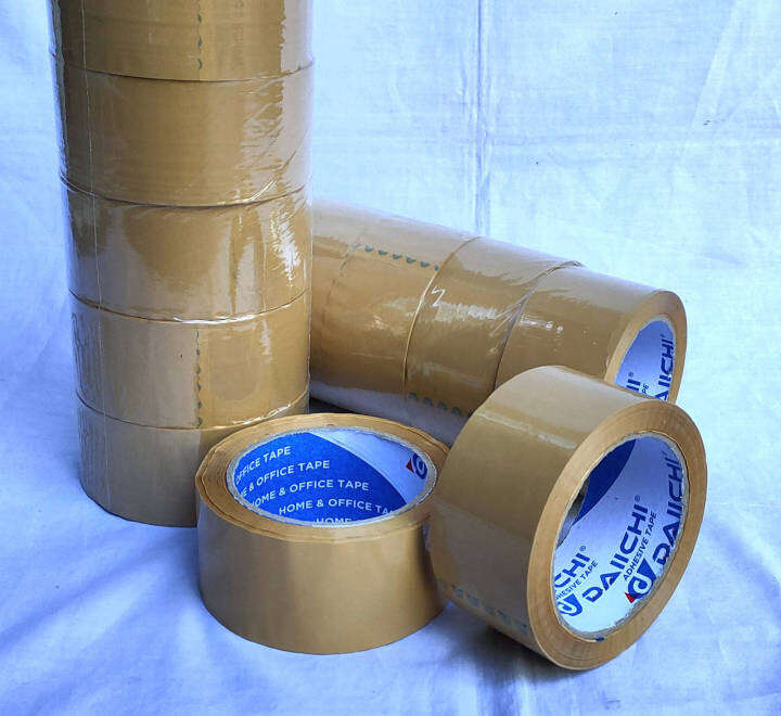 Lakban Packing Coklat dan Bening ukuran 48 mm x 90 Y tidak Mudah Putus ...