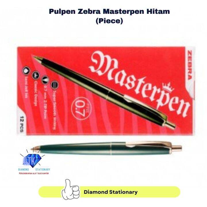 Pulpen Zebra Masterpen Hitam | Lazada Indonesia