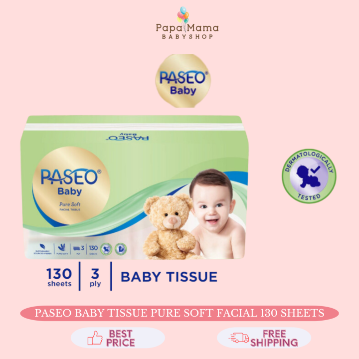 Paseo Pure Soft Facial Tissue 130s Tissue | Lazada Indonesia