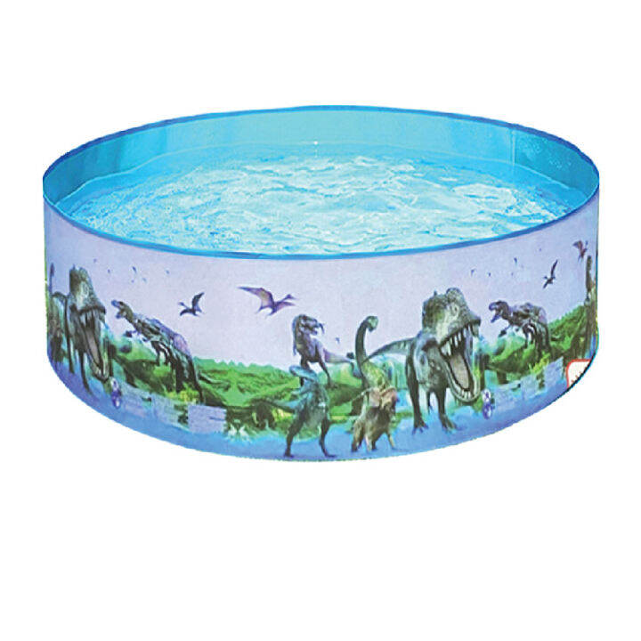 Plastic PVC Outdoor Swimming Pool Non-inflatable Folding Round Water ...
