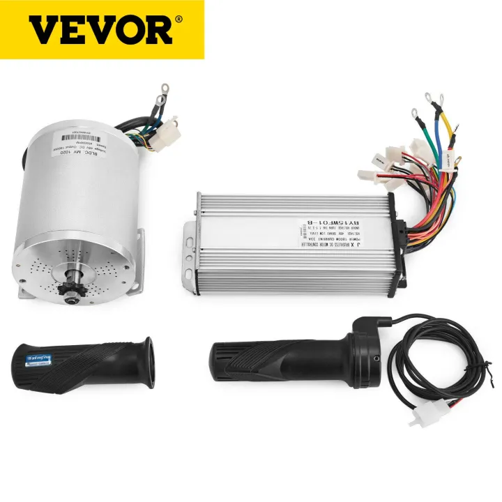 VEVOR Brushless DC Motor Electric Bikes Motor 500W-3000W 36V-72V With ...