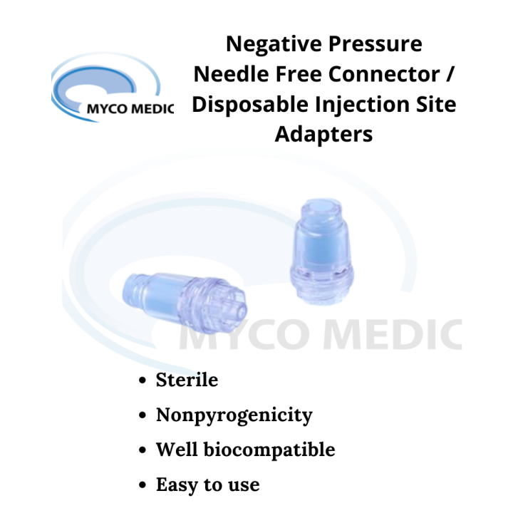 Injection Site Adaptors | Negative Pressure Needle Free Connector | Lazada