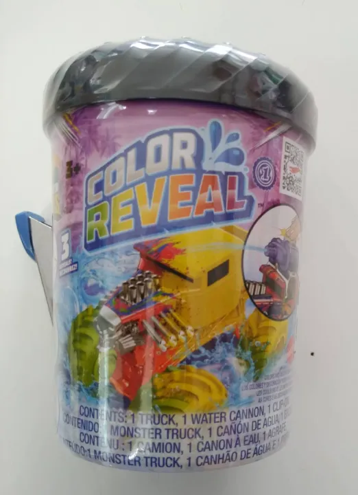 Hot Wheels Monster Trucks Color Reveal Assortment-ฮอตวีล มอนสเตอร ...