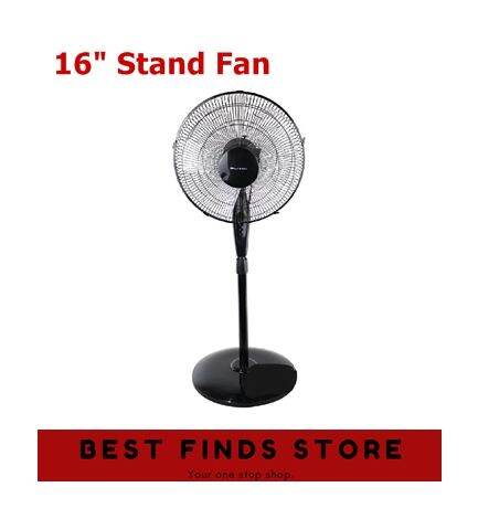 Blakk 16-inch Electric Stand Fan | Lazada PH