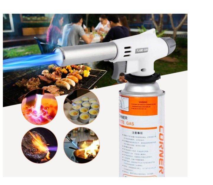 Camping Gas Torch Welding Fire Maker Lighter Butane Burner Flame Gun ...