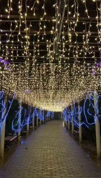 สหภาพยุโรป2024คริสต์มาสน้ำแข็งม่านไฟ LED เชือก D roop 0.6-0.8เมตรตกแต่ง ...