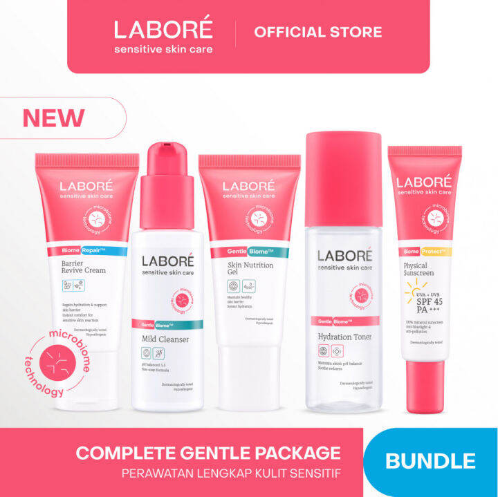 LABORE COMPLETE SET PACKAGE - Paket Perawatan Lengkap Kulit Sensitif ...