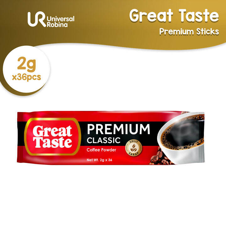 Great Taste Premium Classic Sticks (2g x 36) | Lazada PH