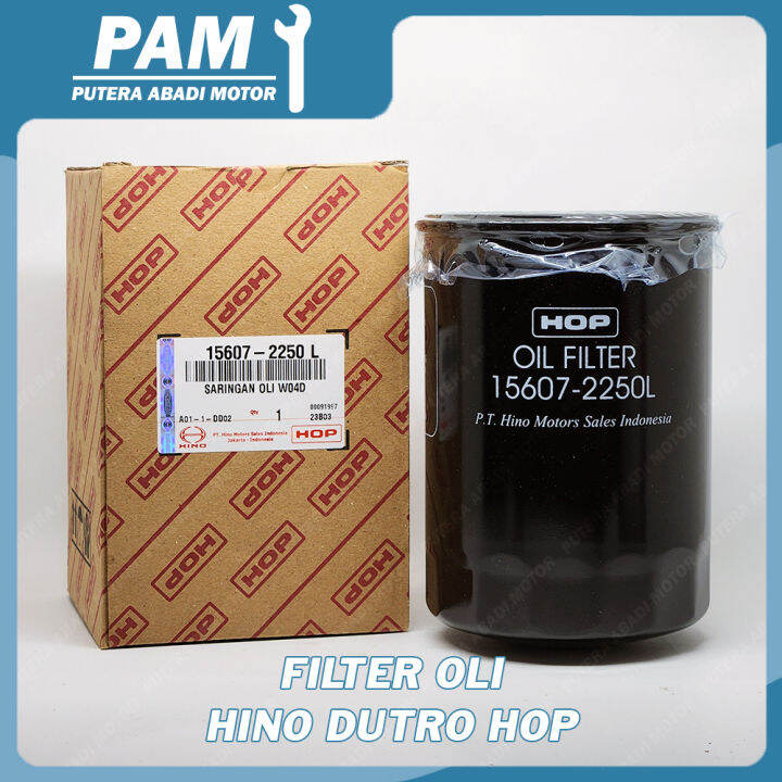 Filter Oli Dutro Asli HOP 15607-2250L Hino Dutro Ori HOP | Lazada Indonesia