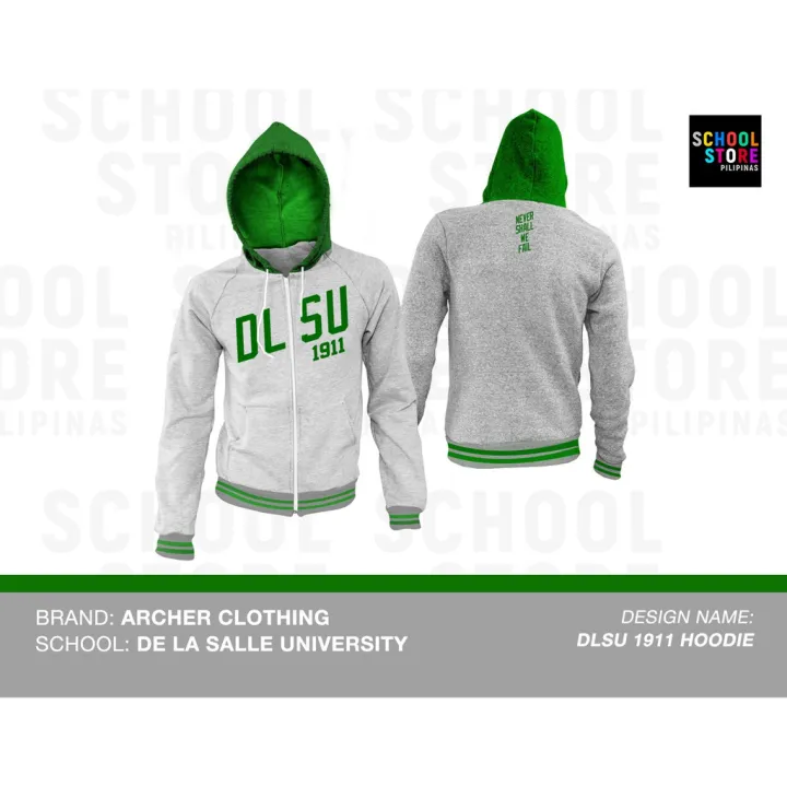 DLSU Green Archers Hoodie De La Salle versity 1911 | Lazada PH