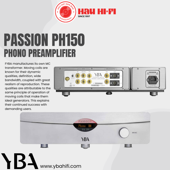 YBA PASSION PH150 PHONO PREAMPLIFIER | Lazada