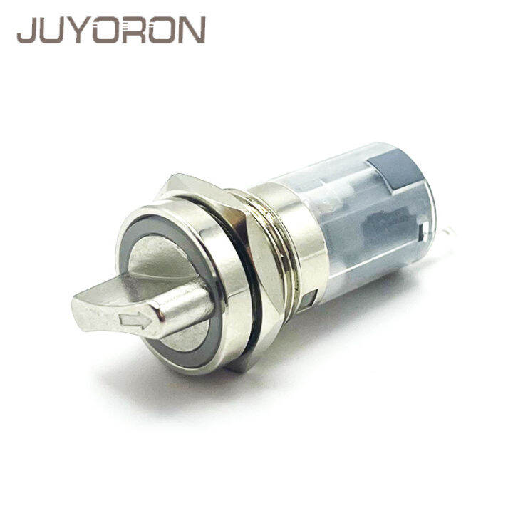 22mm Metal Rotary Push Button Switch 2/3 position self-locking self-reset retaining type with ...