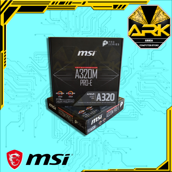 MSI A320M pro-e Motherboard | Lazada PH