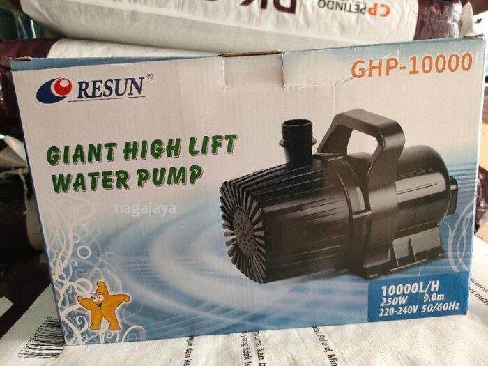 Resun GHP 10000 resun 10000 waterpump pompa celup aquarium kolam ...