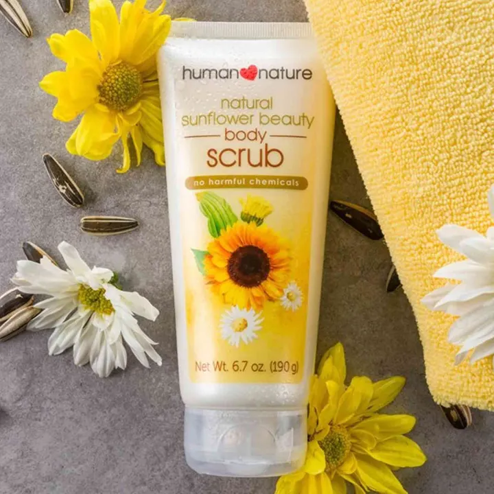 Human Nature Sunflower Beauty Body Scrub 190g | Lazada PH