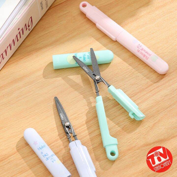 [DELI X AGNEZ MO] Deli Portable Scissor / Gunting Portabel Lucu Besi ...