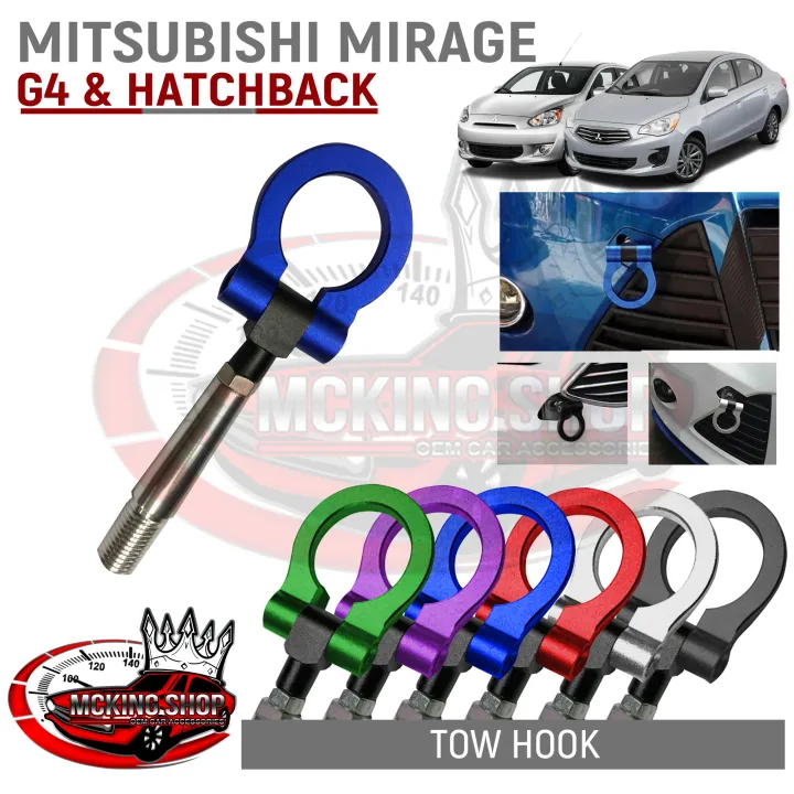 Benen Front Tow Hook for Mitsibishi Mirage G4/HATCHBACK 2014-2018 (Blue ...