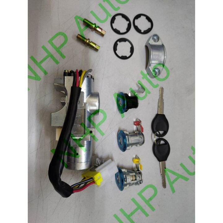 NISSAN FRONTIER D22 2004 DOOR KEY IGNITION LOCK SET / KEY LOCK FULL SET ...