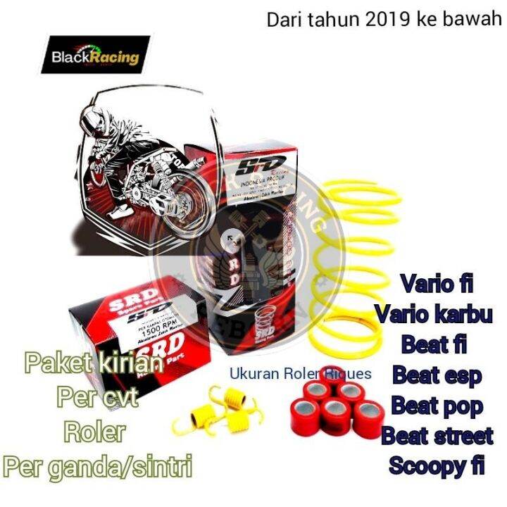 PAKET PER CVT RACING KIRIAN UPGRADE KAMPAS GANDA OTOMATIS VARIO 110 ...
