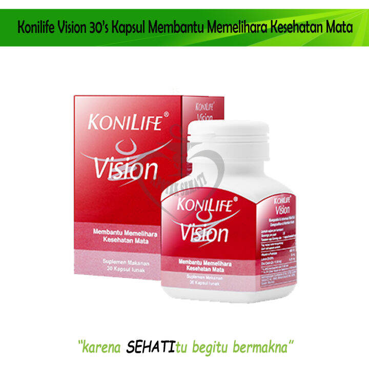 Konilife Vision 30 Kapsul Vitamin Kesehatan Mata | Lazada Indonesia