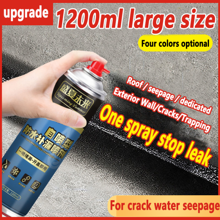 waterproofingSealant Spray 1200ml Waterproof Leak Repair Spray Roof ...