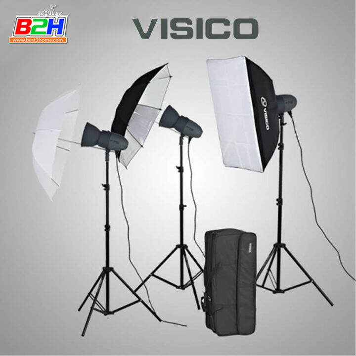 VISICO VL 300PLUS Valued Studio Light Kit ชุดไฟสตูดิโอ | Lazada.co.th