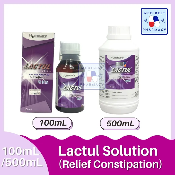 Lactul Solution 100mL/500mL (Relief Constipation) | Lazada