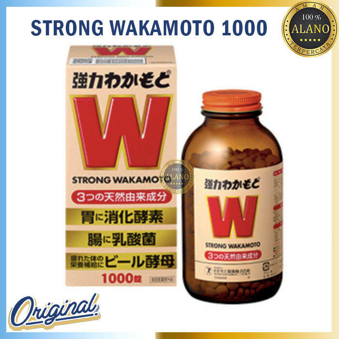 Strong Wakamoto 1000 Tab Original Japan - Obat Pencernaan | Lazada Indonesia