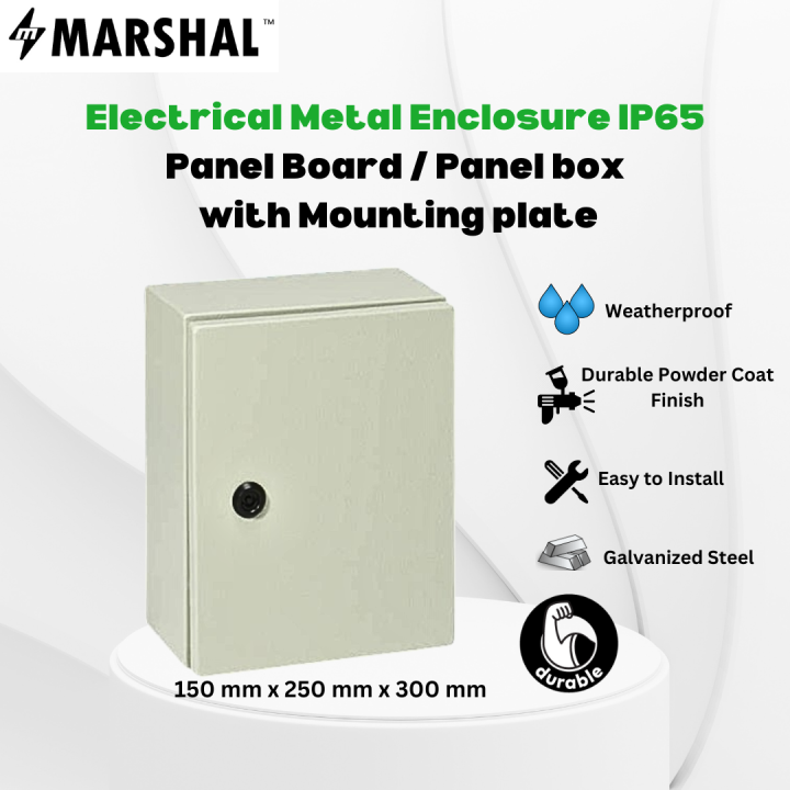 MARSHAL ELECTRIC Electrical Metal Enclosure IP65 Panel Board Panel box ...