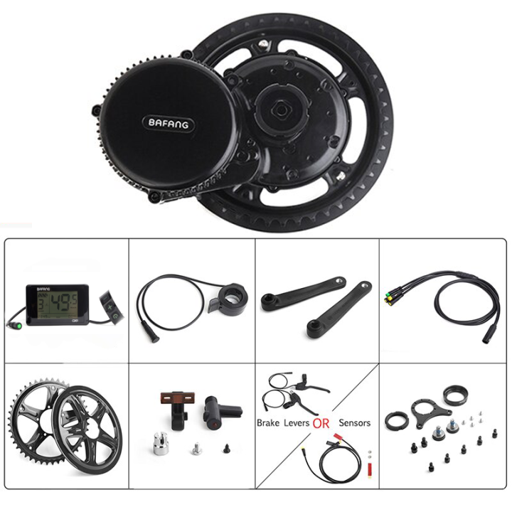 Bafang BBS02 48V 750W 68-73mm 120mm Mid Drive Electric regular / Fat Bike Motor Ebike Conversion ...
