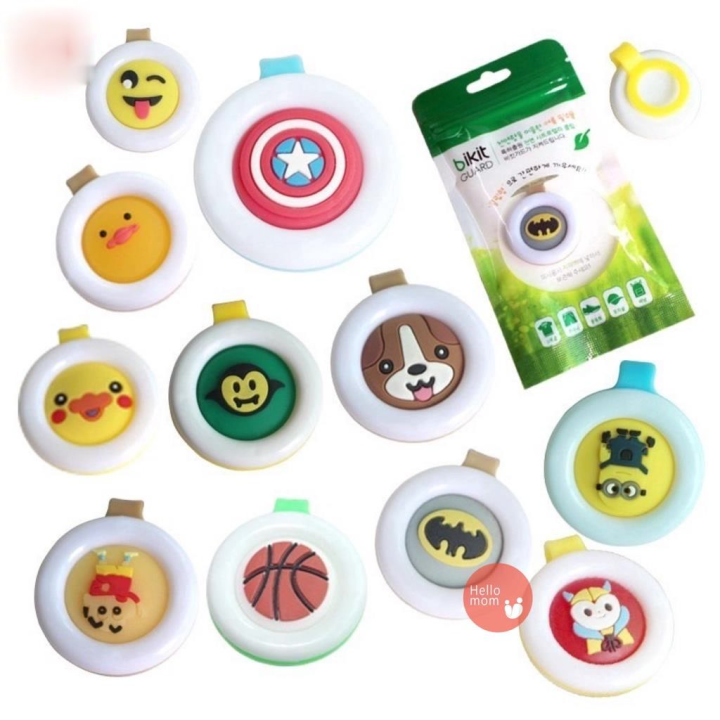 Kiomy Mosquito Repellent Badge Button Baby children kids Mosquito ...