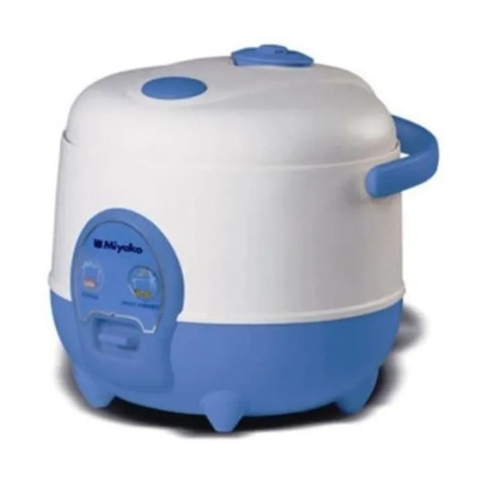 Miyako Rice Cooker MCM-606A 0,6 L Putih-Biru | Lazada Indonesia