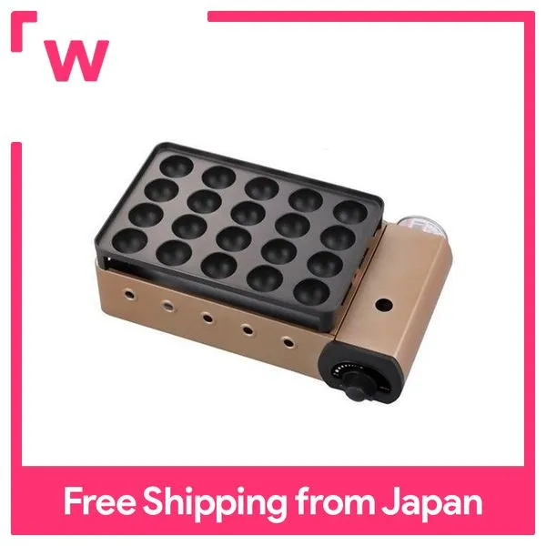 Iwatani Cassette Grill Takoyaki Flame Tako 20 holes [recipe and 5 ...