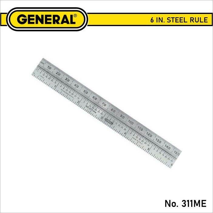 General Tools 6-inch Precision Flex Steel Rule - 311ME | Lazada PH