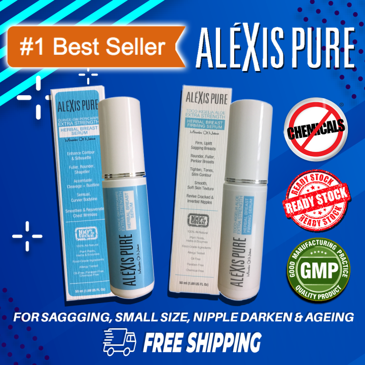 Alexis Pure Complete Breast Serum ENHANCE SET: 100% All-Natural, Plant-Based Herbal Breast ...
