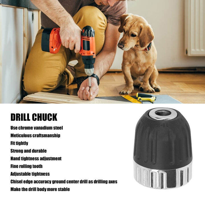 Impact Drill Chuck Adjustable Tightness Conversion Hand Electric Drills ...