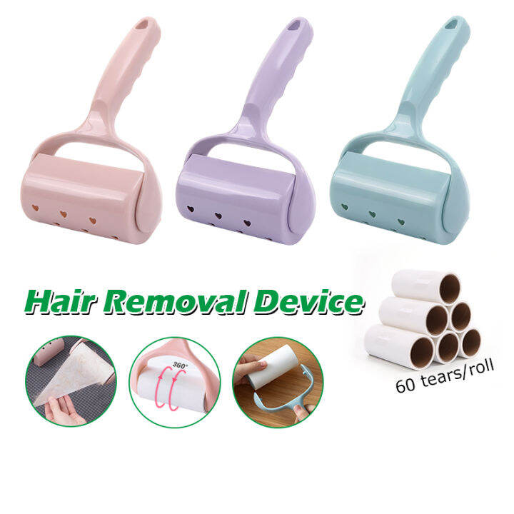 Dust Hair Removal Sticky Roller Brush Strong Sticky Lint Roller Hair ...